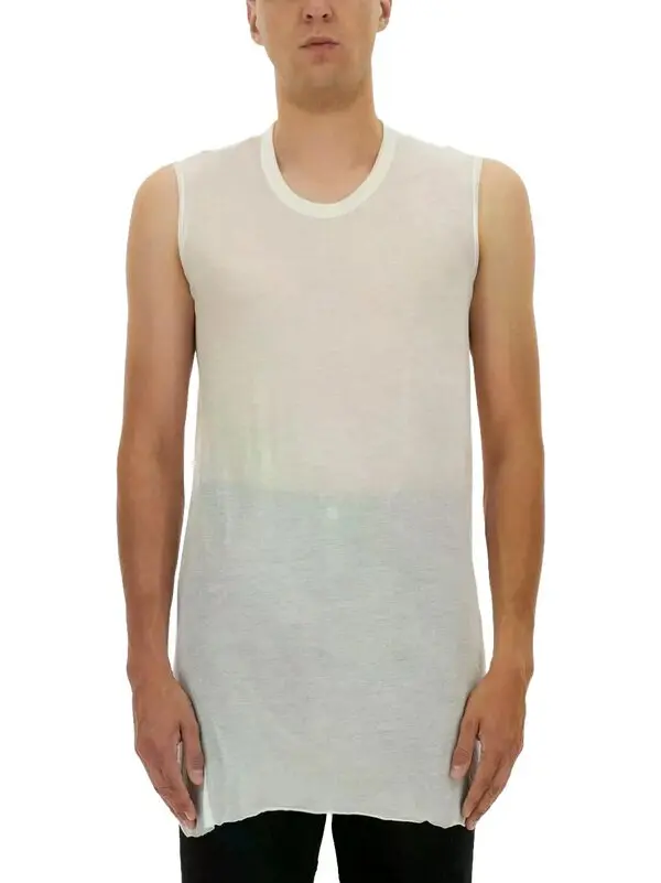 Rick Owens Asymmetric Vest - Neutrals