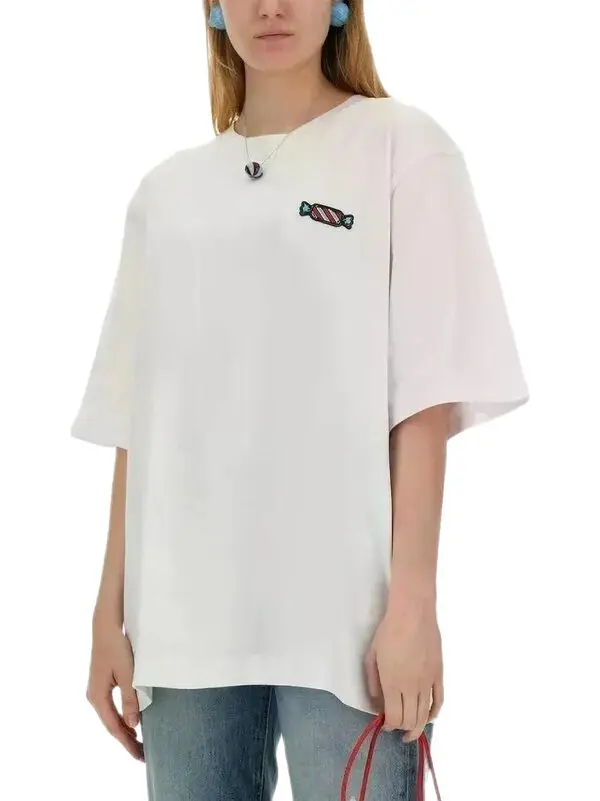 Fiorucci Appliqué T-shirt - White