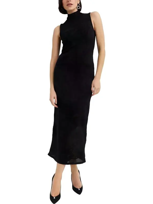 Herve Leger Sleeveless Maxi Dress - Black
