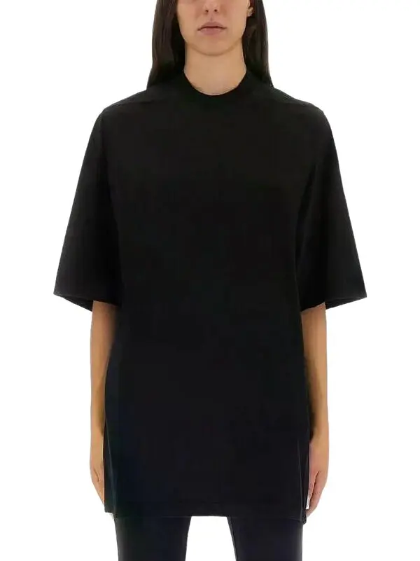 Rick Owens Jumbo Ss Cotton T-shirt - Black