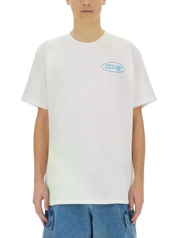 Obey Logo-print T-shirt - White