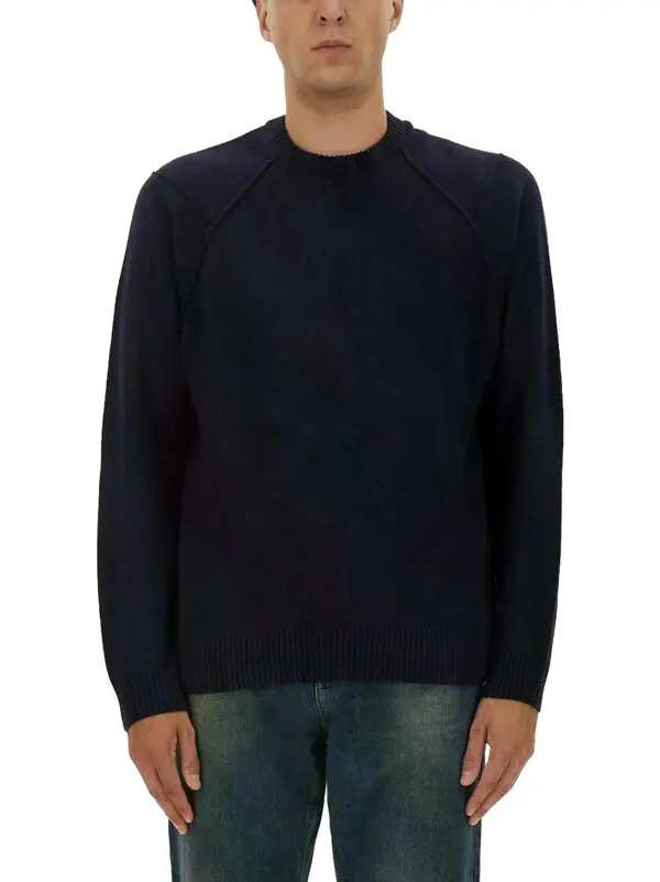 Woolrich Raglan Knit Sweater - Blue