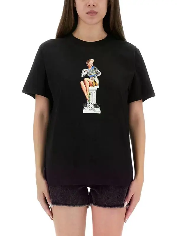 Moschino Graphic Print T-shirt - Black