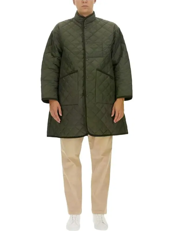 LAVENHAM Mickfield Quilted Coat - Green