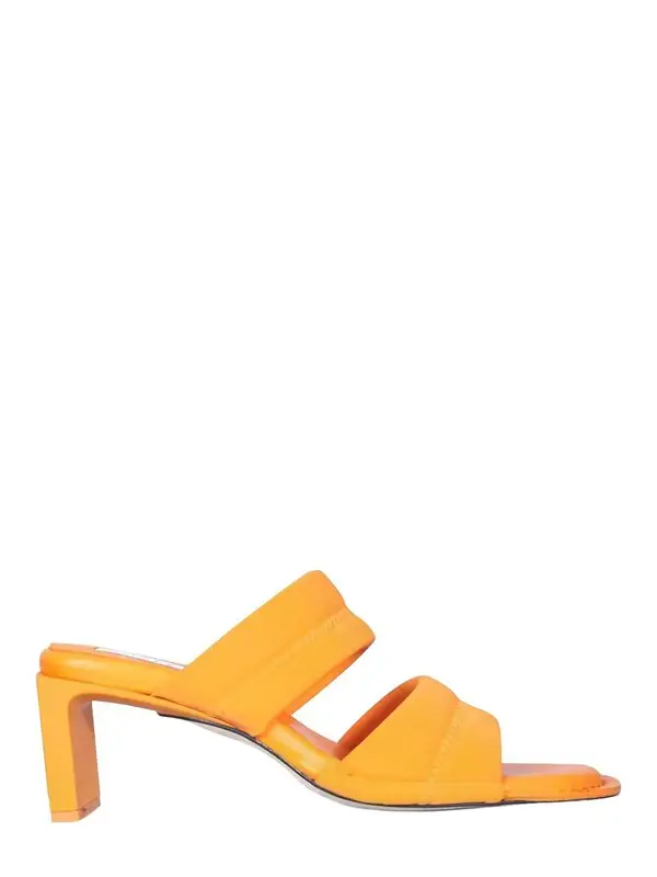 MIISTA Strappy Heeled Sandals - Orange