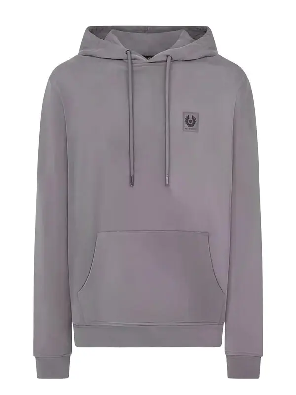Belstaff Logo-patch Hoodie - Grey