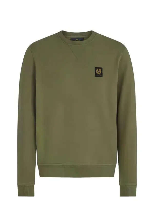 Belstaff Logo-patch Sweatshirt - Green