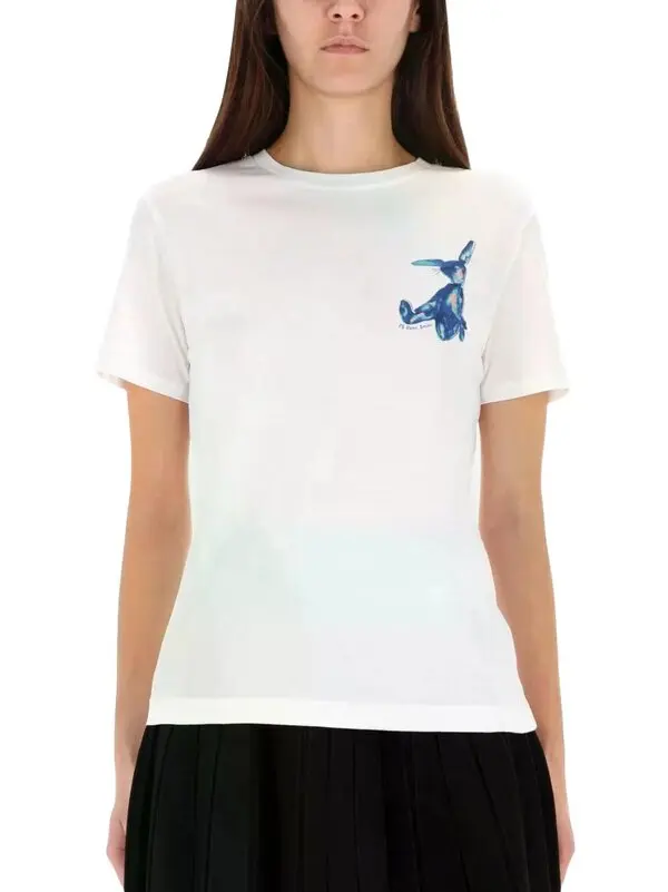 Paul Smith Rabbit Graphic T-shirt - White