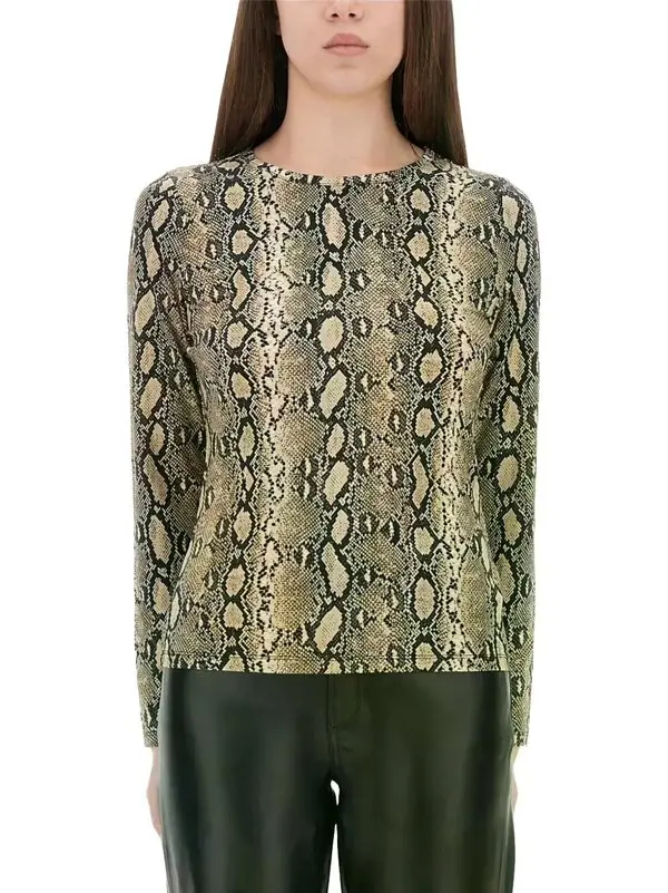 Michael Kors Animal-print Blouse - Neutrals