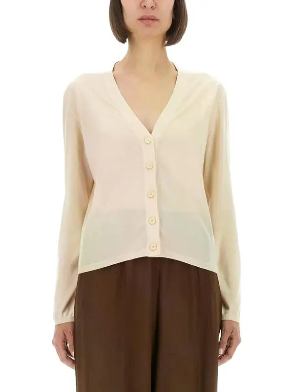 Fabiana Filippi V-neck Buttoned Cardigan - Neutrals