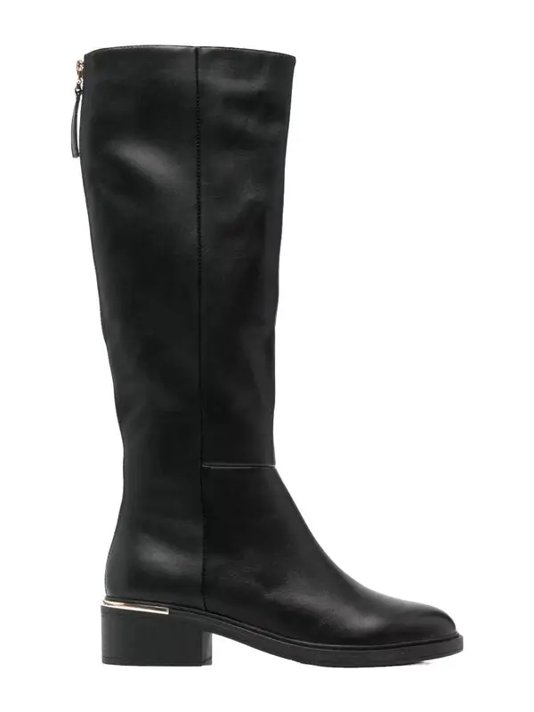 EXÈ Zip Detail Knee-high Boots - Black