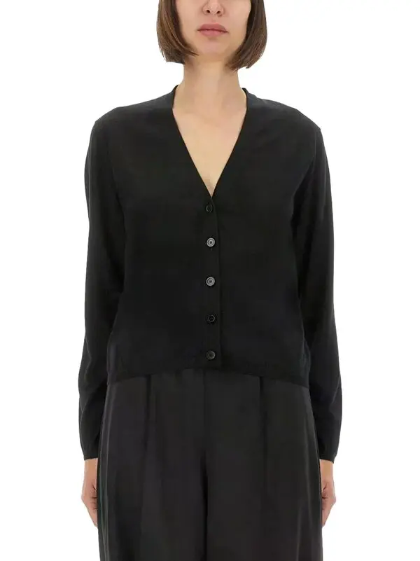 Fabiana Filippi V-neck Buttoned Cardigan - Black