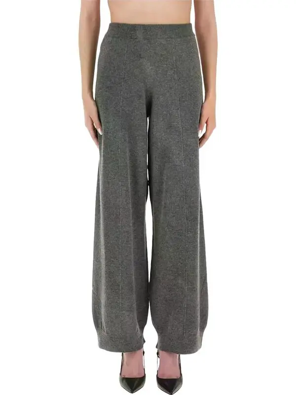 Fabiana Filippi Tapered Wool Trousers - Grey