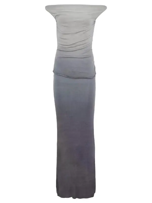 AYA MUSE Hali Gradient-effect Dress - Grey