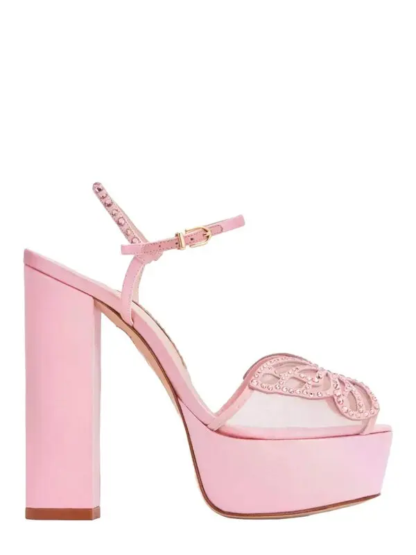 SOPHIA WEBSTER 130mm Farfalla Sandals - Pink