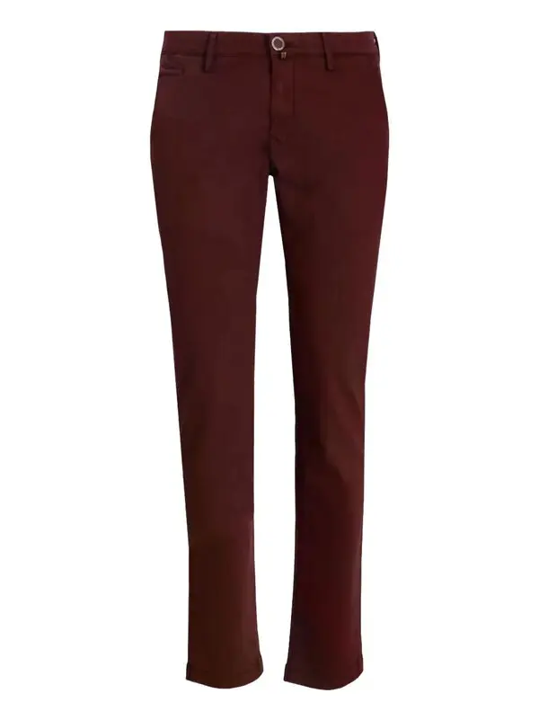 Jacob Cohen Cotton Trousers - Red