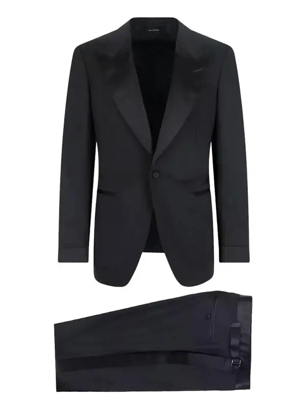 TOM FORD Adjustable-waist Suit - Black