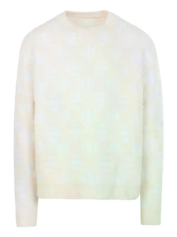 Aztech Mountain Snowflake Crew-neck Sweater - Neutrals