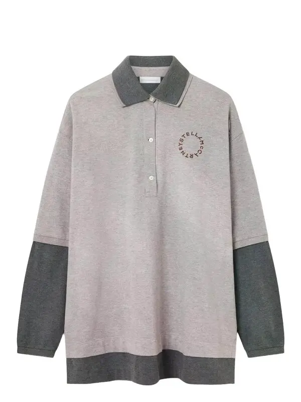 Stella McCartney Long-sleeve Polo Top - Grey
