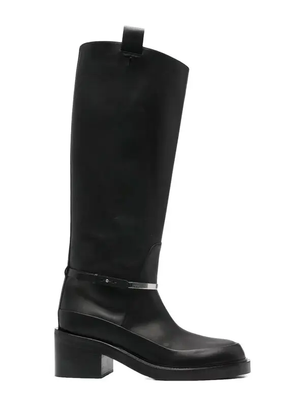 TOD'S 60mm Metal-strap Boots - Black