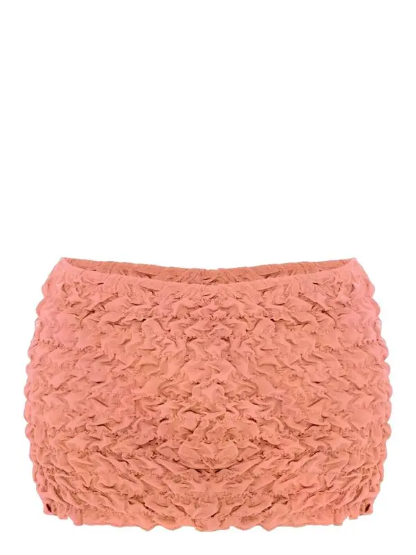 SELIA RICHWOOD Lia Textured Mini Skirt - Pink