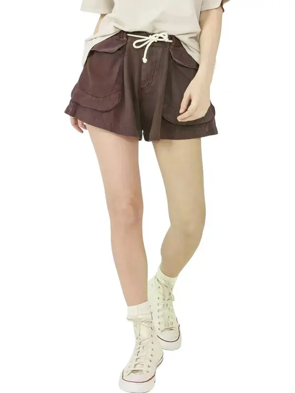 Free People Cotton Shorts - Brown
