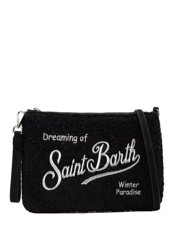 MC2 SAINT BARTH Embroidered Clutch - Black