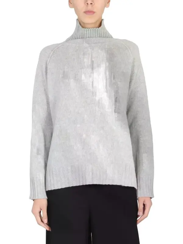 STEFANO MORTARI Turtleneck Sweater - Grey