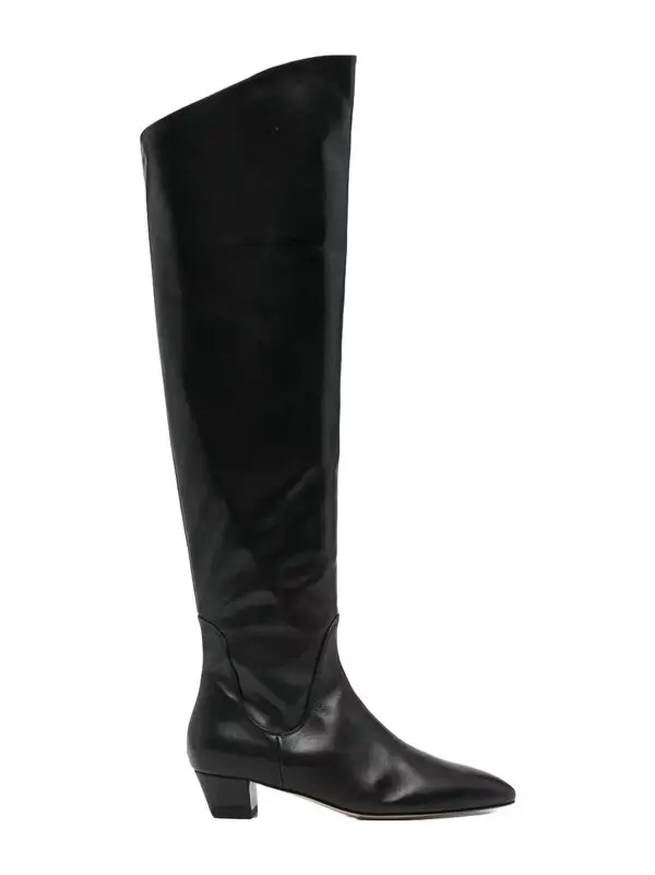 AeydĒ 35mm Yonda Leather Boots - Black