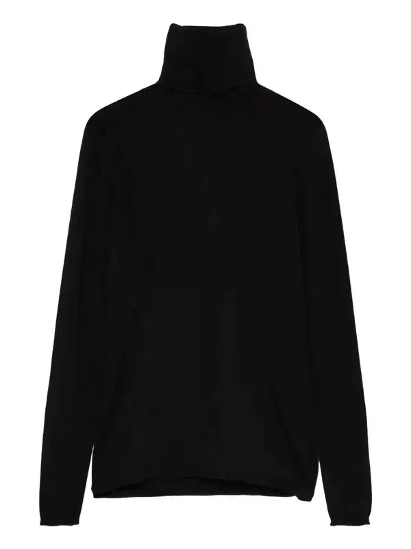 Max Mara Saluto Roll-neck Sweater - Black