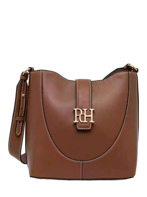 PEDRO DEL HIERRO Satchel With Logo Plaque - Brown