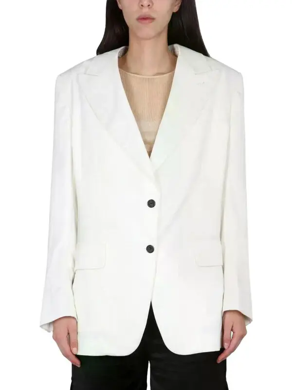 TOM FORD Buttoned Blazer - White