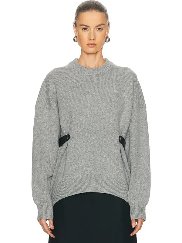 Alexander Wang Crewneck Sweater - Heather Grey