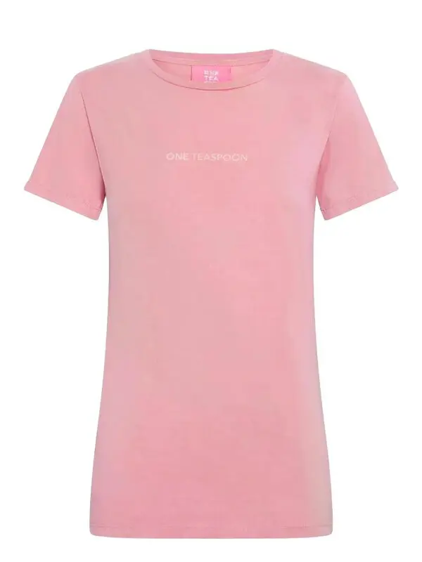 ONETEASPOON Logo T-shirt - Pink