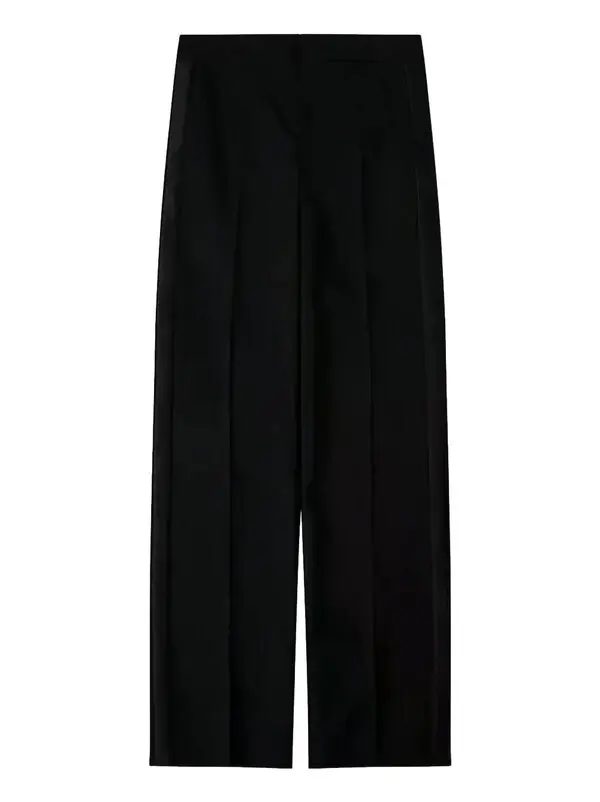 Isabel Marant Scarly Satin Trousers - Black