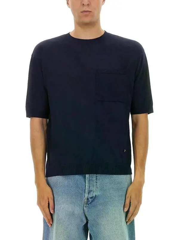 Moschino Patch-pocket T-shirt - Blue