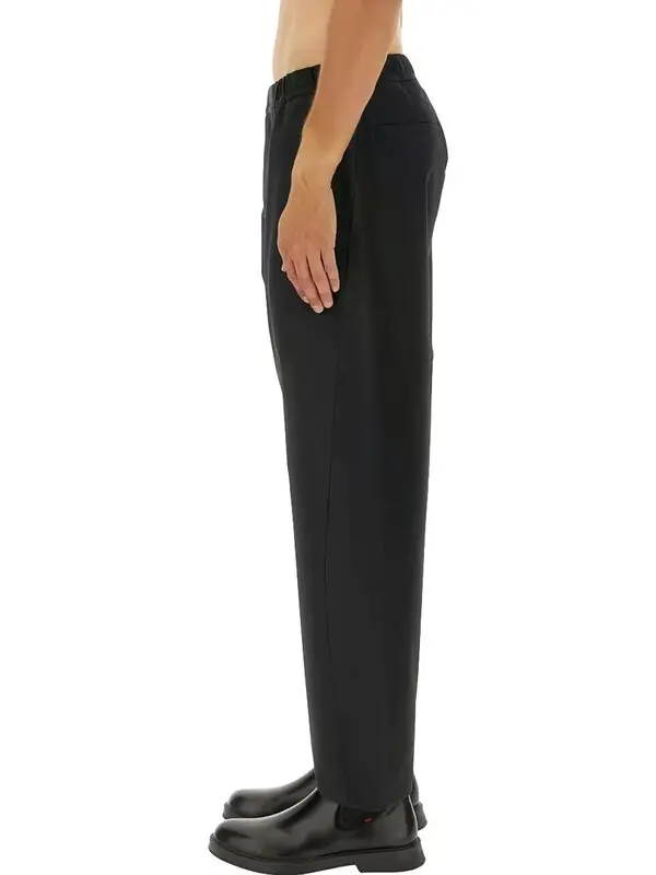 Herno Elasticated-waist Trousers - Black