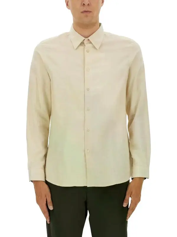 Paul Smith Buttoned Long-sleeve Shirt - Neutrals