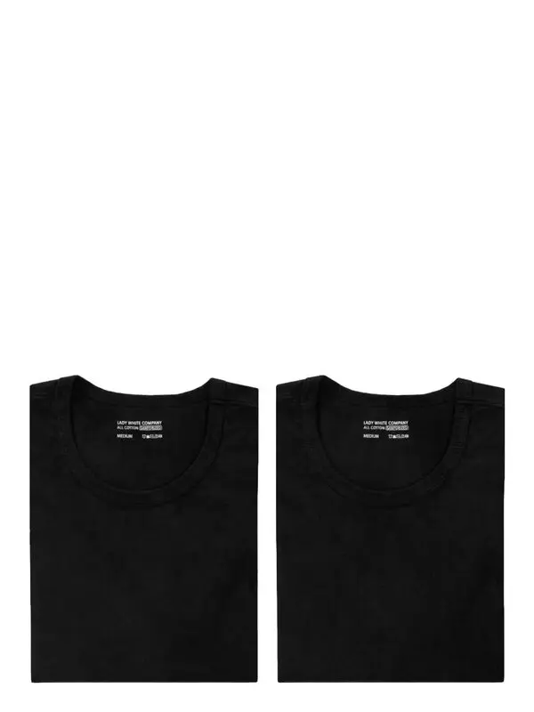 LADY WHITE CO. Crew-neck Cotton T-shirt - Black