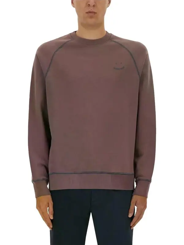 Paul Smith Raglan-sleeve Sweatshirt - Purple