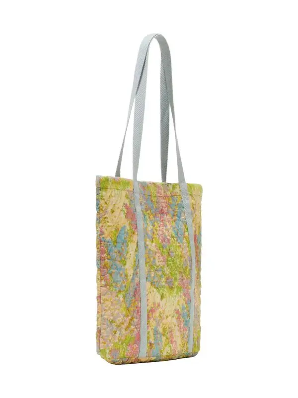LoveShackFancy Henderson Floral-print Shoulder Bag - Green