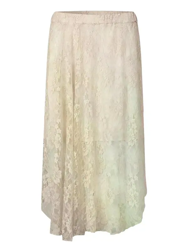 Baum Und Pferdgarten Selmo Floral-lace Midi Skirt - Neutrals