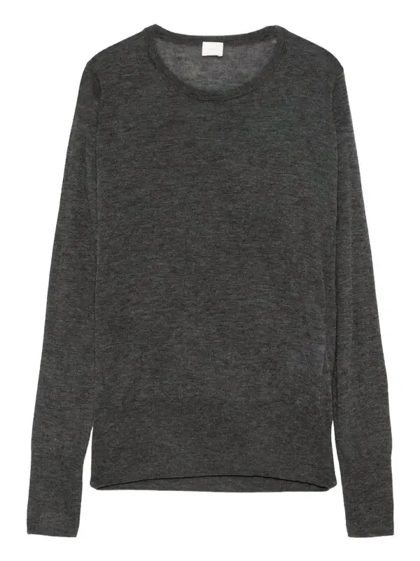 C.T.PLAGE Round-neck Top - Grey