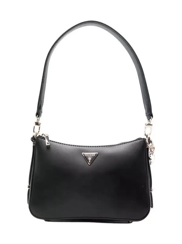 Guess Daryna Ii Logo-plaque Shoulder Bag - Black