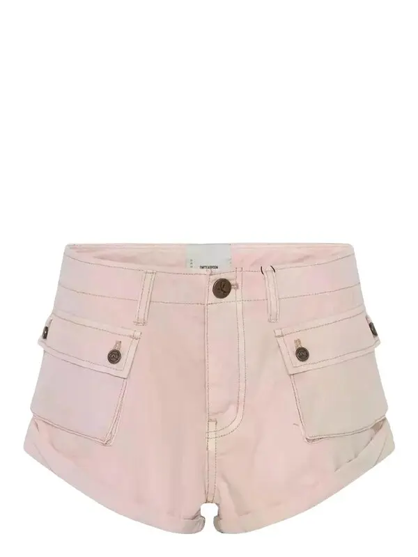 ONETEASPOON Cadet Bandits Mini Shorts - Pink