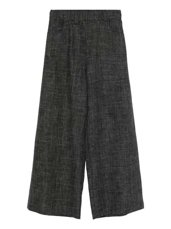 ALYSI Elasticated Waistband Trousers - Grey