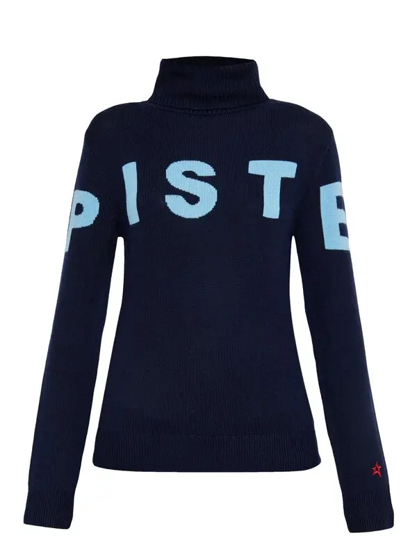 Perfect Moment Piste Turtleneck - Navy Blue