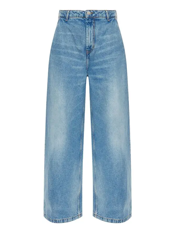 Ami Wide-leg Jeans - Blue