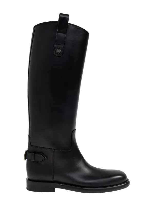 Burberry Cavalier Knee-high Boots - Black