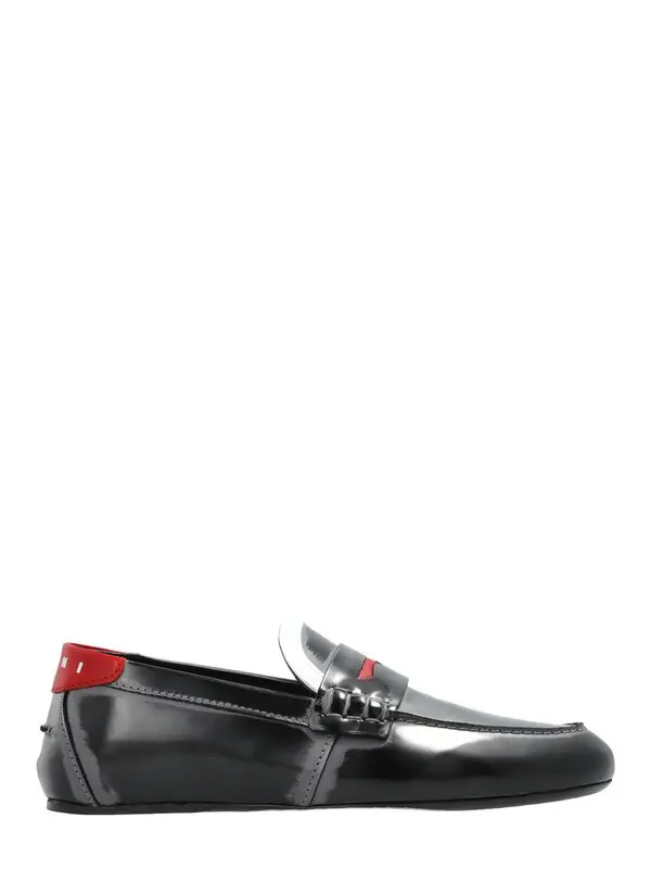 Marni Leather Loafers - Black